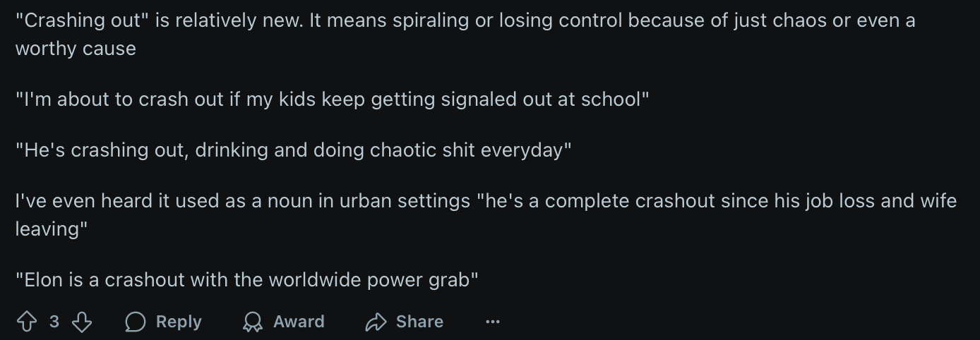 What Is "Crashing Out" And Why Is Everyone Admitting To Doing It?