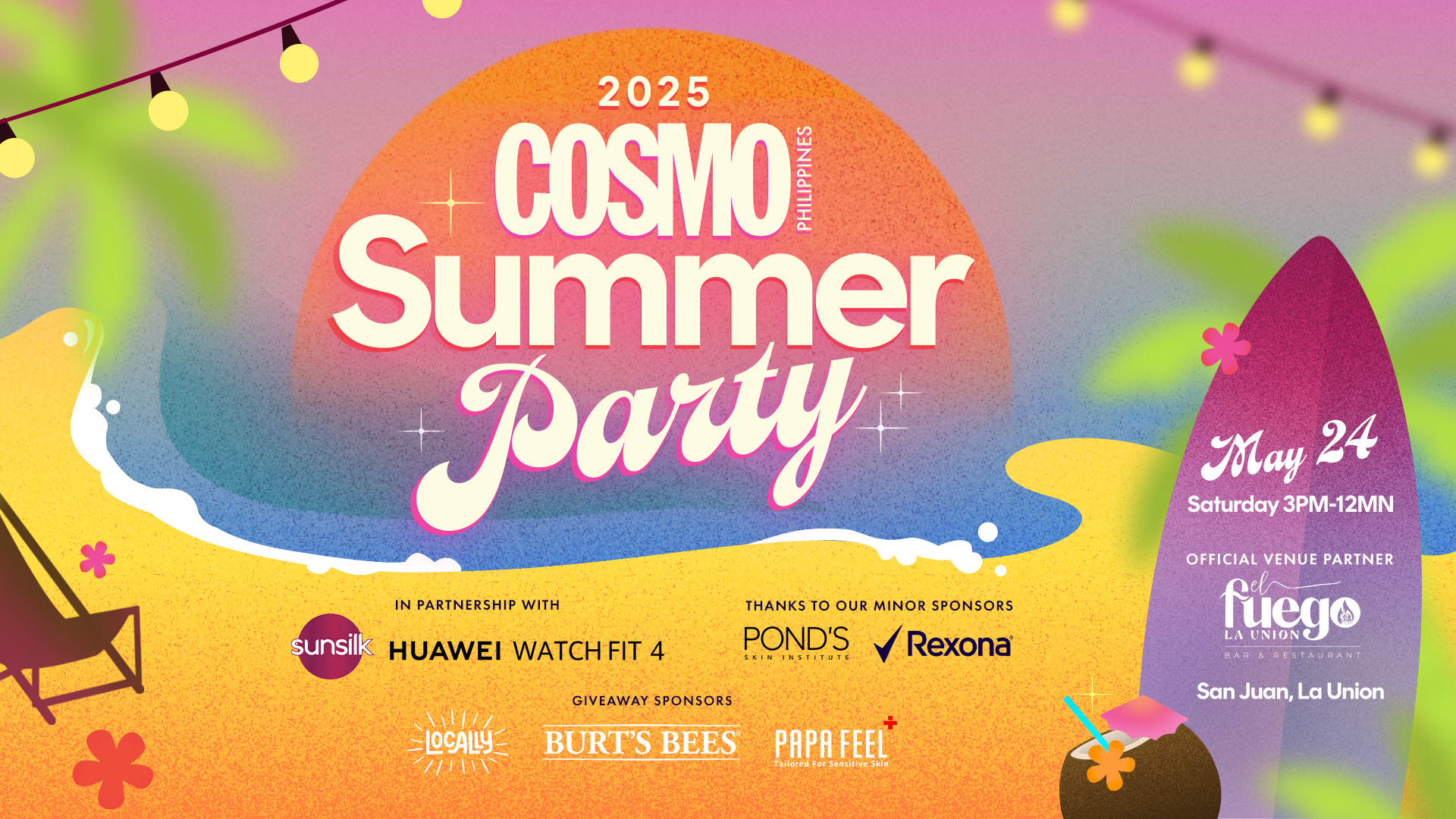 The Cosmo Summer Party 2025 Is Going Back To La Union!