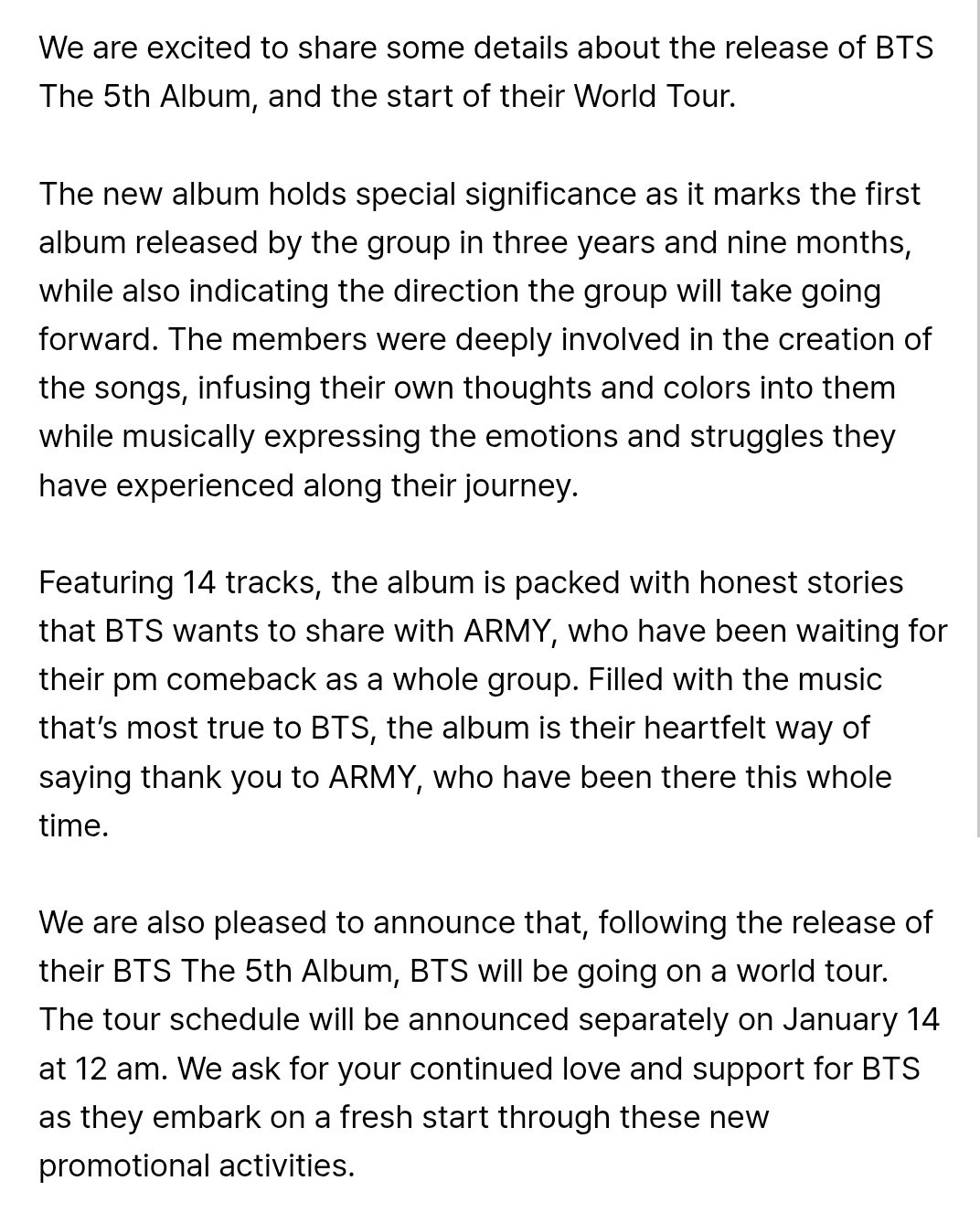 This Is Not A Drill: BTS Just Confirmed Their 2026 Comeback Date